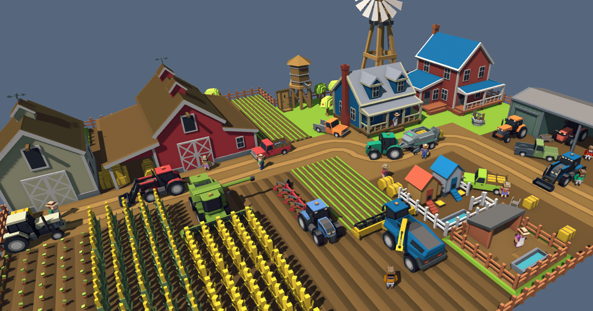 Simple Farm - Cartoon Assets | 3D Industrial | Unity Asset Store