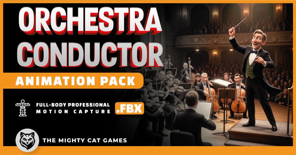 Orchestra Conductor Animation Pack | 3D Animations | Unity Asset Store