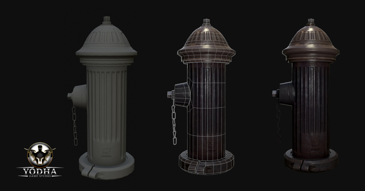 Fire hydrant model | 3D | Unity Asset Store