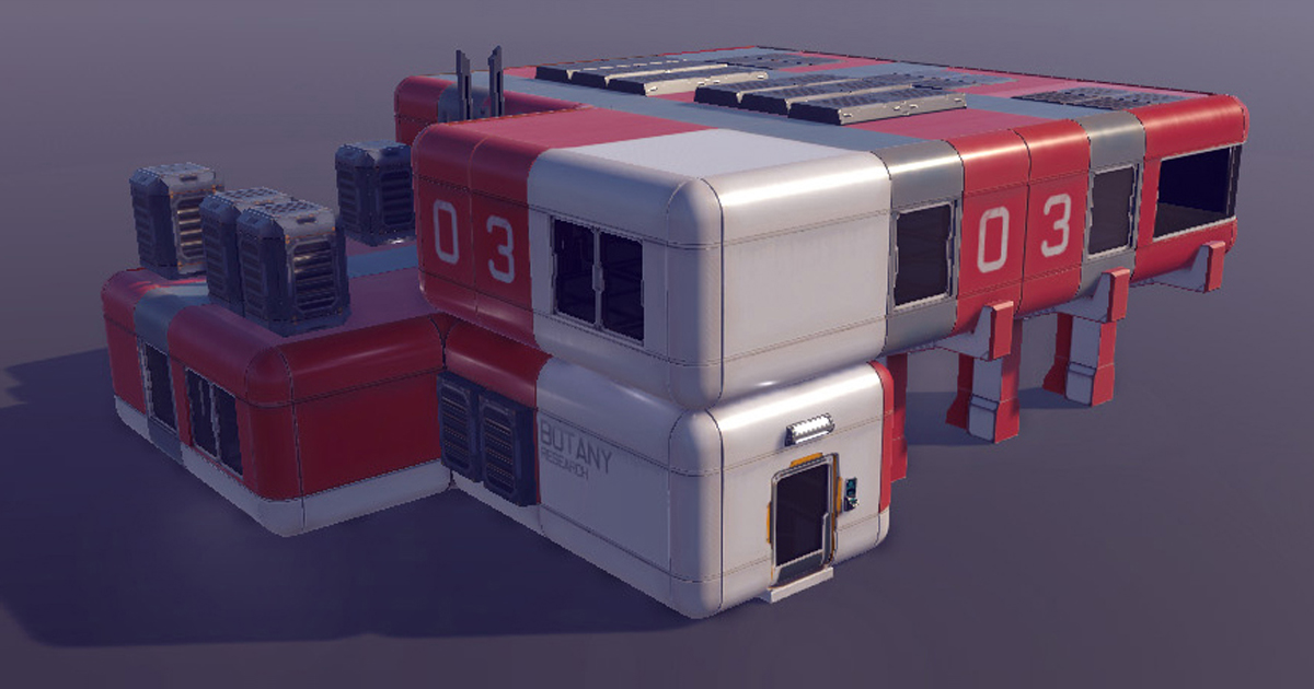 Sci-Fi Set of Civil Engineering. | 3D Sci-Fi | Unity Asset Store