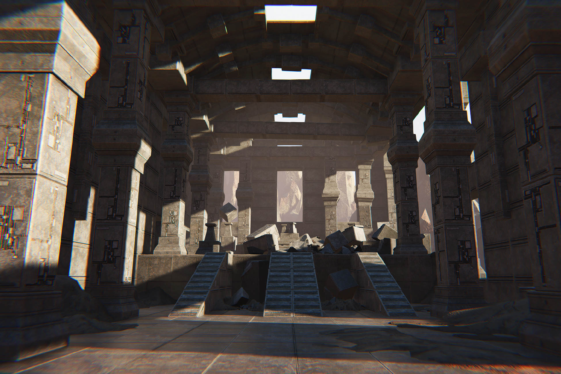 Future Temple | 3D Fantasy | Unity Asset Store