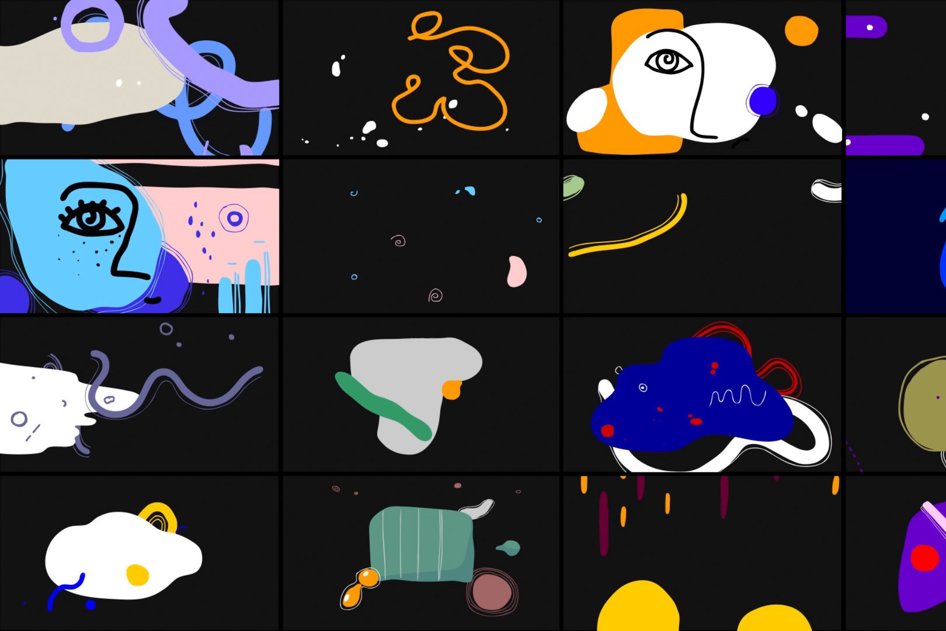 Abstract Backgrounds And Overlays (02.07) | 2D Textures & Materials ...