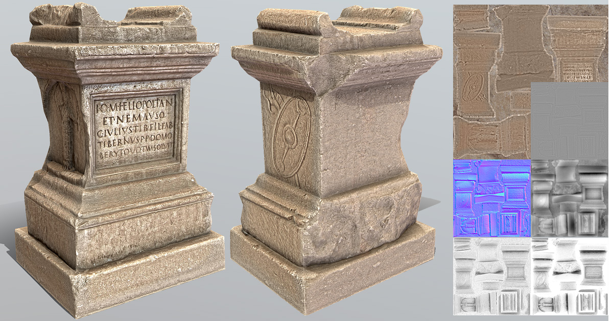 Roman Altar | 3D Historic | Unity Asset Store