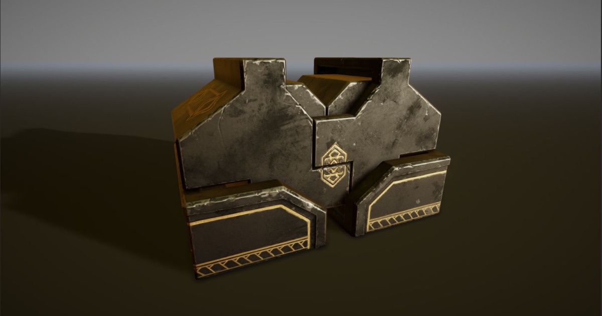 Dwarven Loot Chest | 3D Furniture | Unity Asset Store