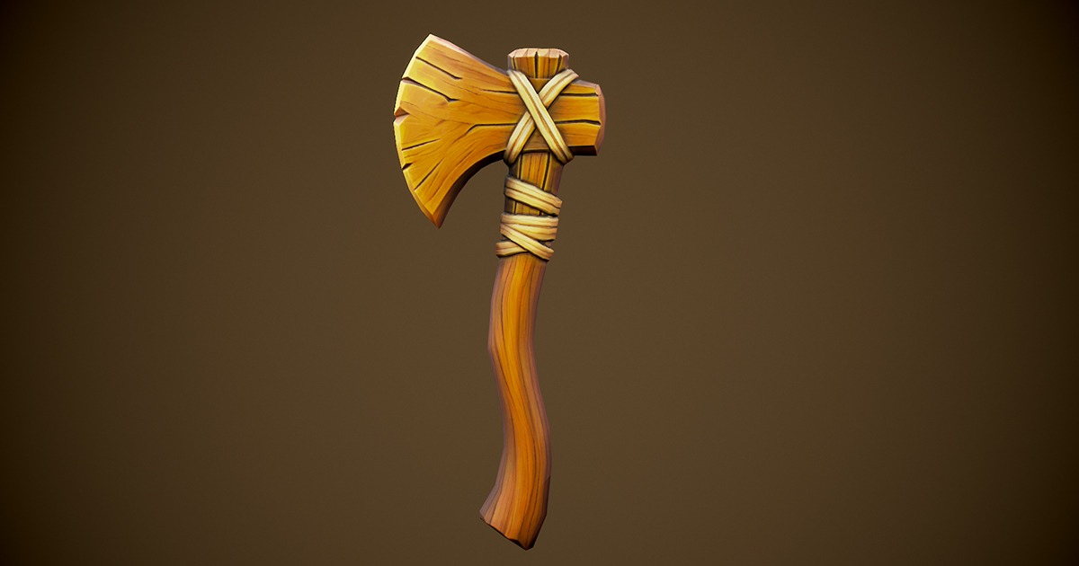 Wooden axe | 3D Weapons | Unity Asset Store