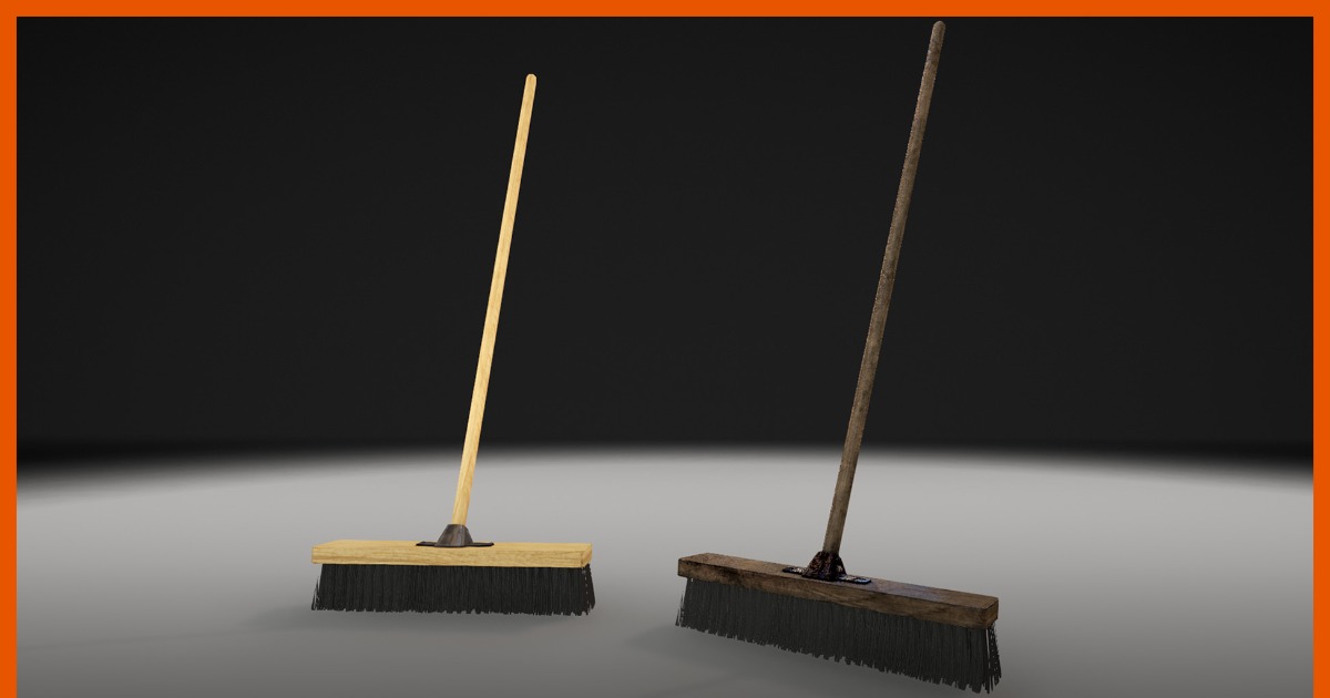 Broom Pack | 3D Tools | Unity Asset Store