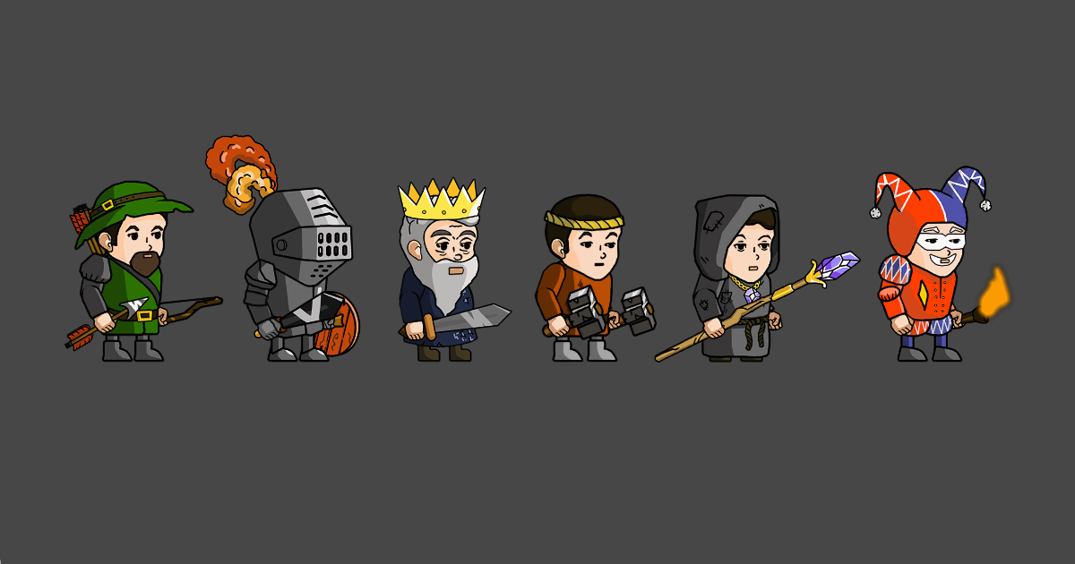 2D Animated Fantasy Game Characters Kit | 2D 캐릭터 | Unity Asset Store