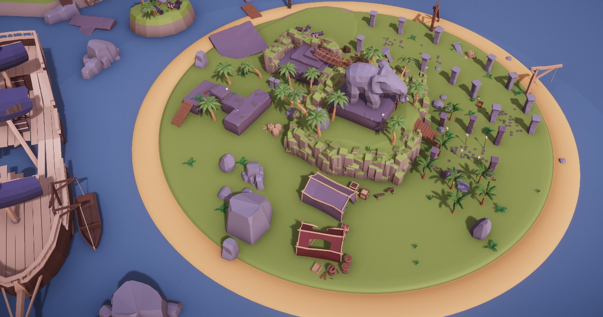 Low Poly Island Pack | 3D Environments | Unity Asset Store