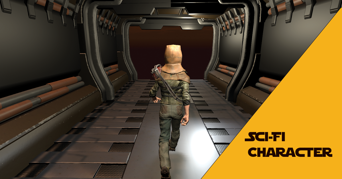 Sci-Fi Post-Apocalyptic Young Male Character | Characters | Unity Asset ...