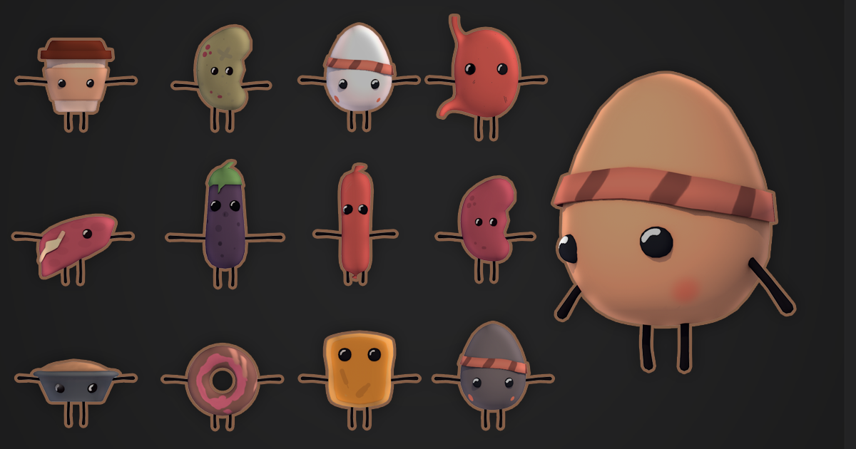 CHARACTERS PACK TOONS FOR FUN GAMES | 3D Characters | Unity Asset Store