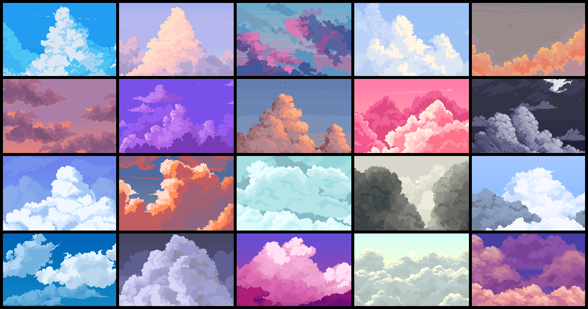 28 Sky Backgrounds Pixel Art | 2D Environments | Unity Asset Store