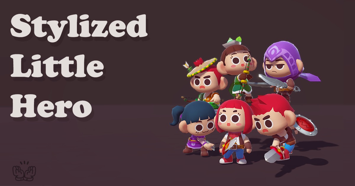 Stylized Little Hero - 3D Character | 3D Characters | Unity Asset Store