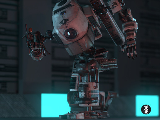 Giant Mech & Pilot | 3D Characters | Unity Asset Store
