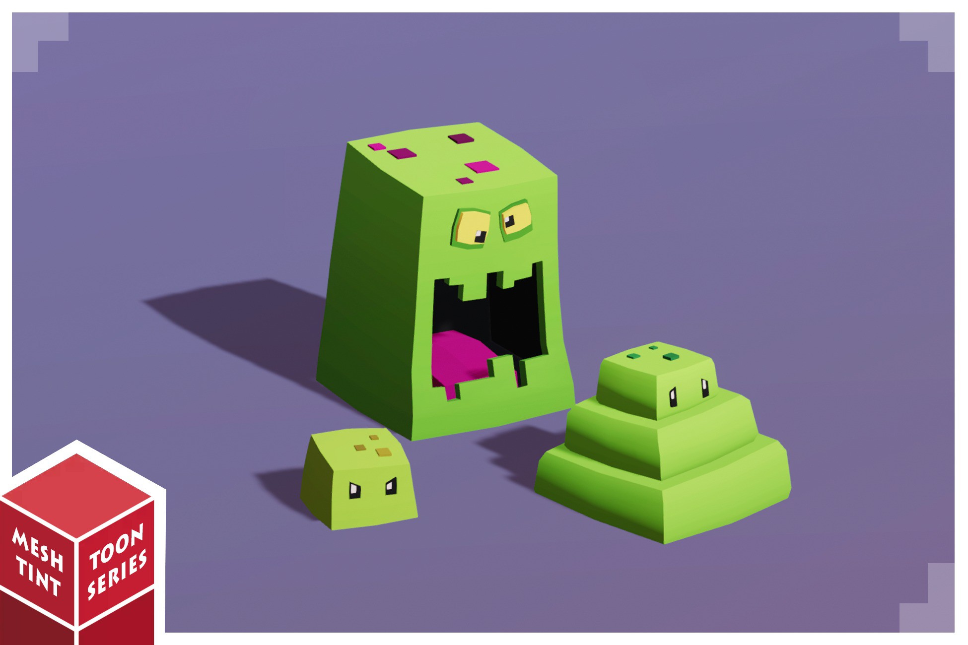 Slime Jelly Monster Evolution Pack Toon Series | 3D Creatures | Unity ...