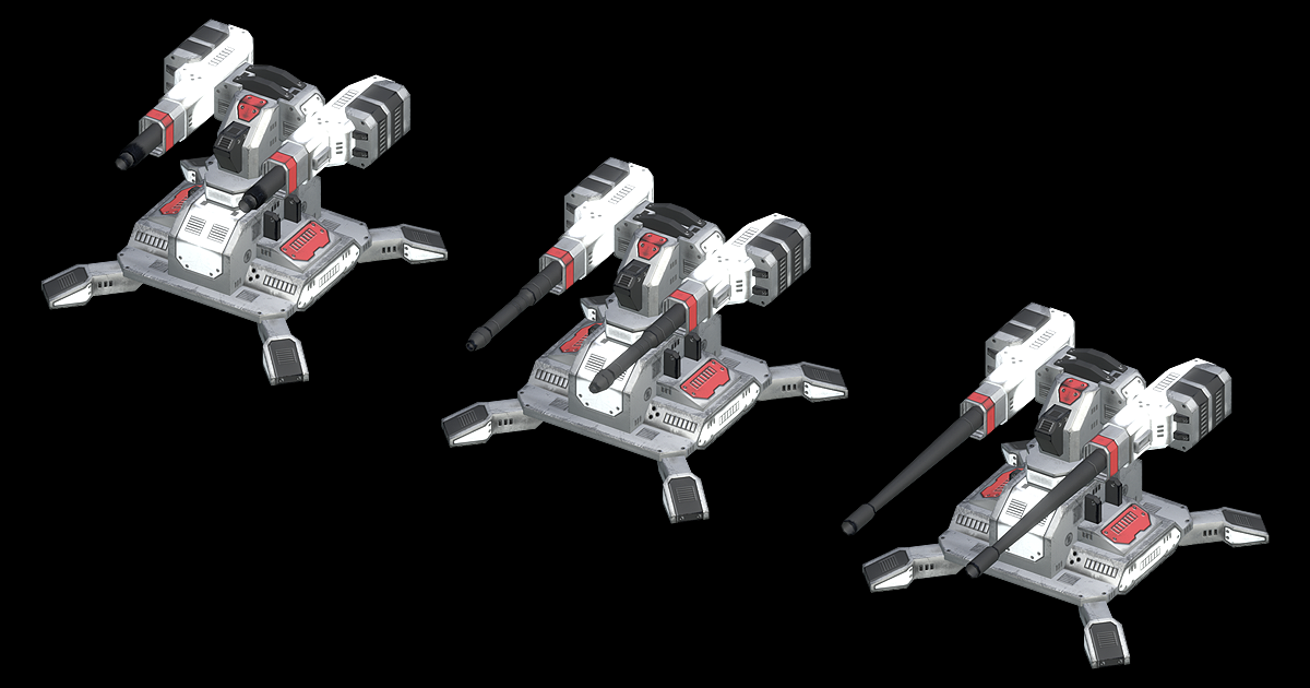 Ballistic Turret | 3D Weapons | Unity Asset Store