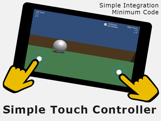 Simple Touch Controller Input Management Unity Asset Store 6390