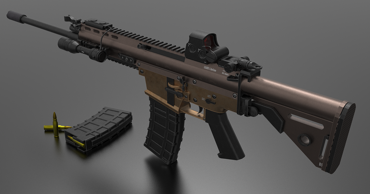 Game Combat Rifle (Fps - Tps) | 3D 銃器 | Unity Asset Store