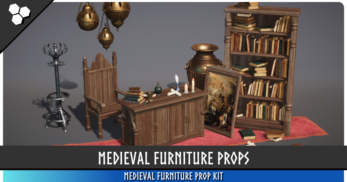 Medieval Furniture Props (Gothic Props, Victorian Props, Medieval ...