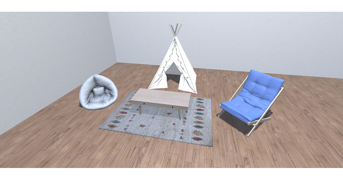 Indoor play tent set | 3D 家具 | Unity Asset Store