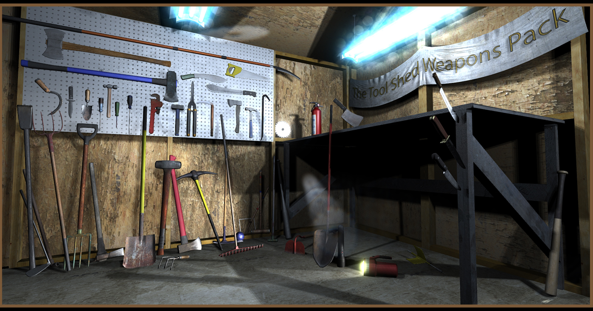 The Tool Shed Weapons Pack | 3D Characters | Unity Asset Store
