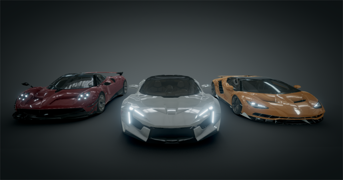 Supercar collections 4 | 3D Land | Unity Asset Store
