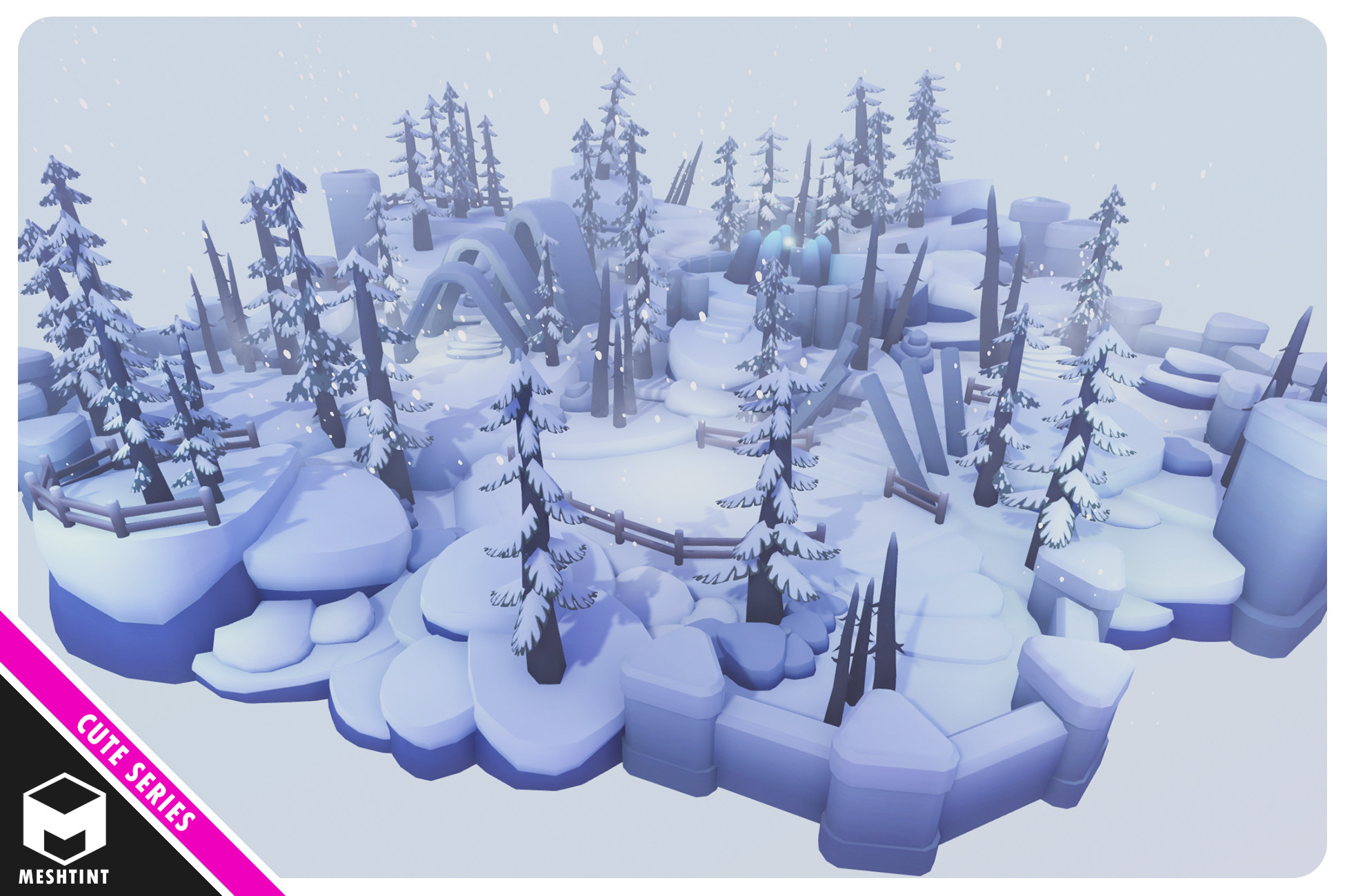 Snow Forest Pack Cute Series | 3D Environments | Unity Asset Store