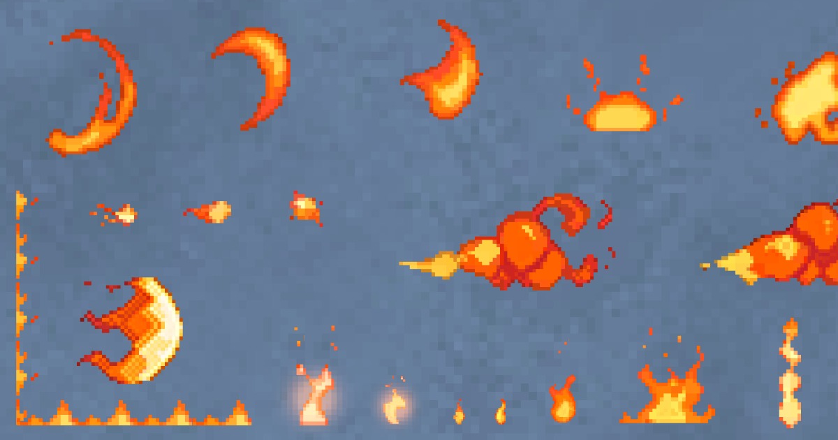 Pixel Fire Effects | Fire & Explosions | Unity Asset Store