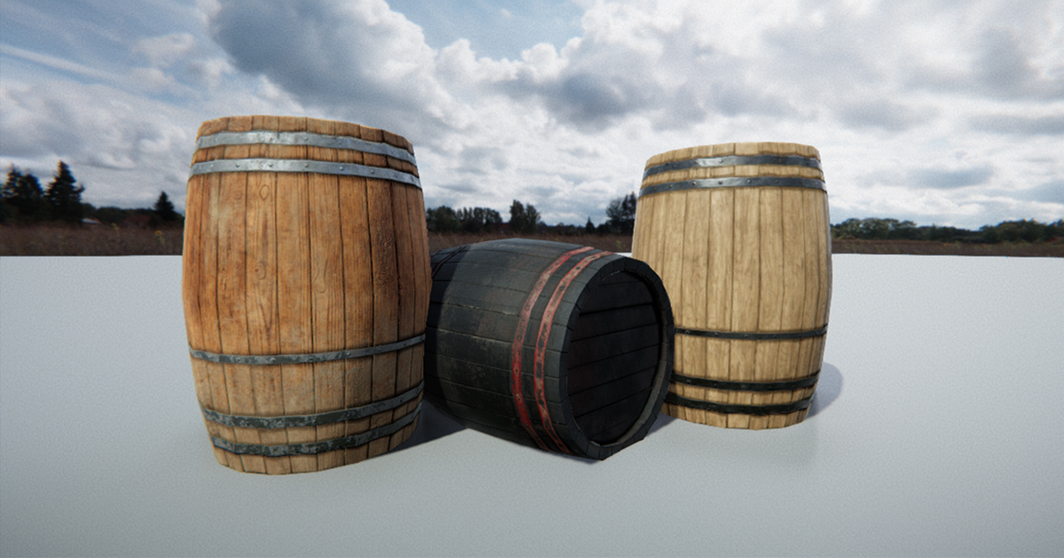Barrels | 3D Props | Unity Asset Store