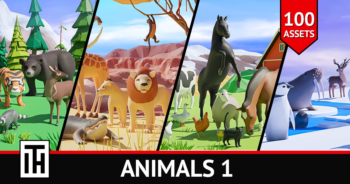 Animals 1 | 3D Animals | Unity Asset Store