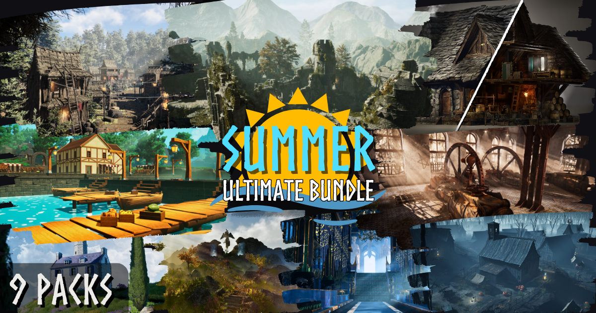 Summer Ultimate Bundle (9 Packages) | 3D Fantasy | Unity Asset Store