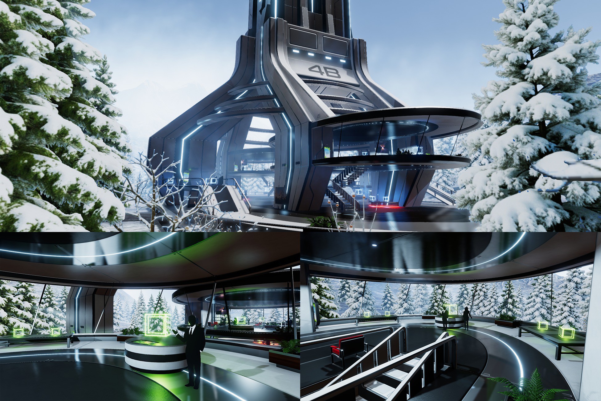 3D Showroom Level Kit Vol 30 | 3D Sci-Fi | Unity Asset Store