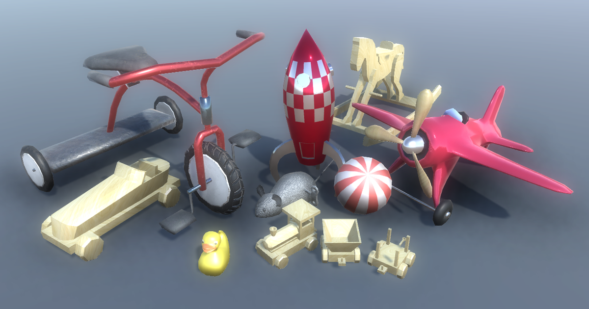 Toys Pack | 3D Props | Unity Asset Store