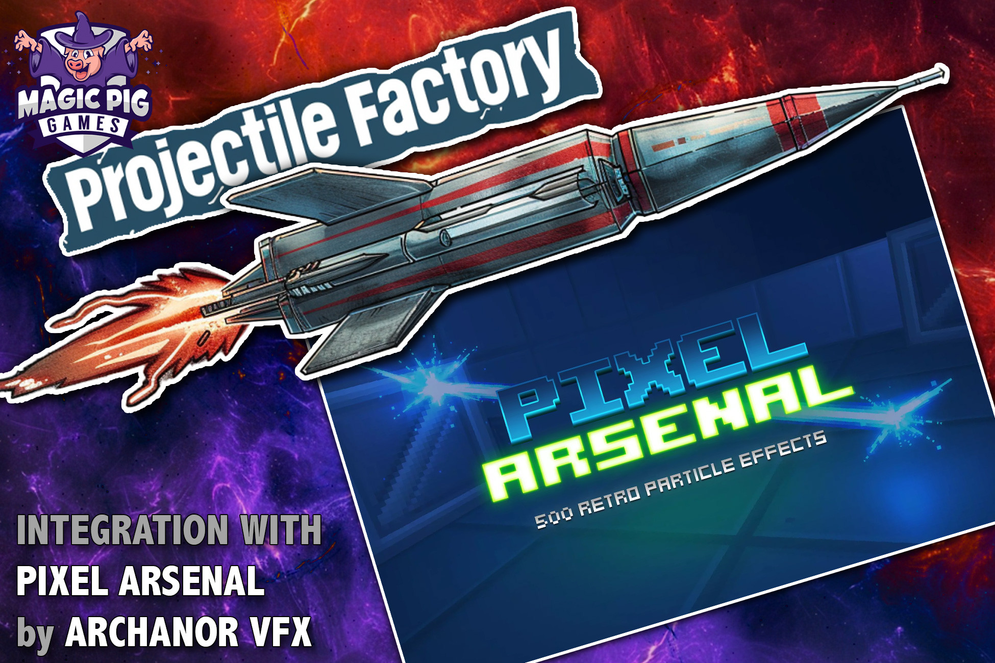 Projectile Factory for Pixel Arsenal by Archanor VFX | VFX Particles ...