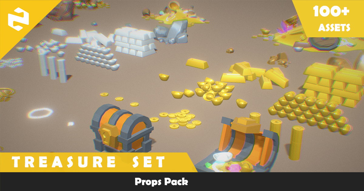 Props Pack - Treasure Set | 3D Props | Unity Asset Store