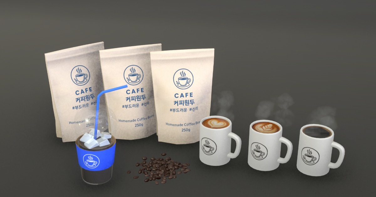 Coffee Props | 3D 小道具 | Unity Asset Store