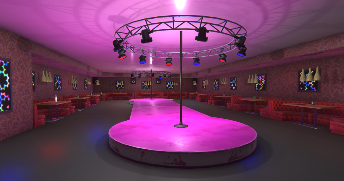 Nightclub - interior and props | 3D Interior | Unity Asset Store