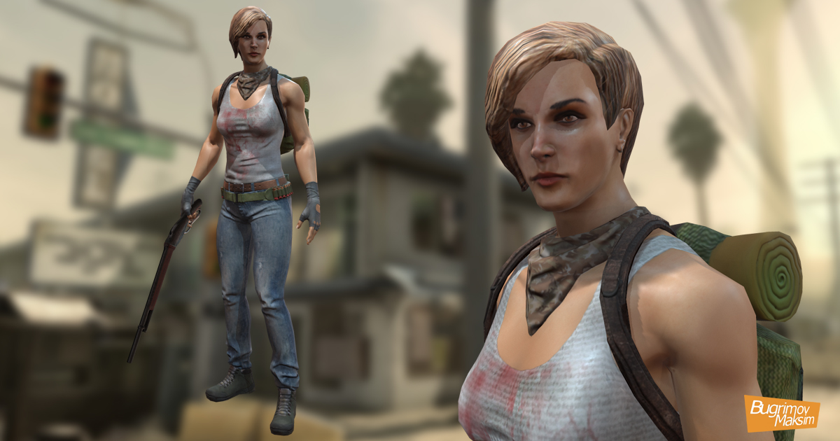 Post Apocalypse Girl | 3D Humanoids | Unity Asset Store