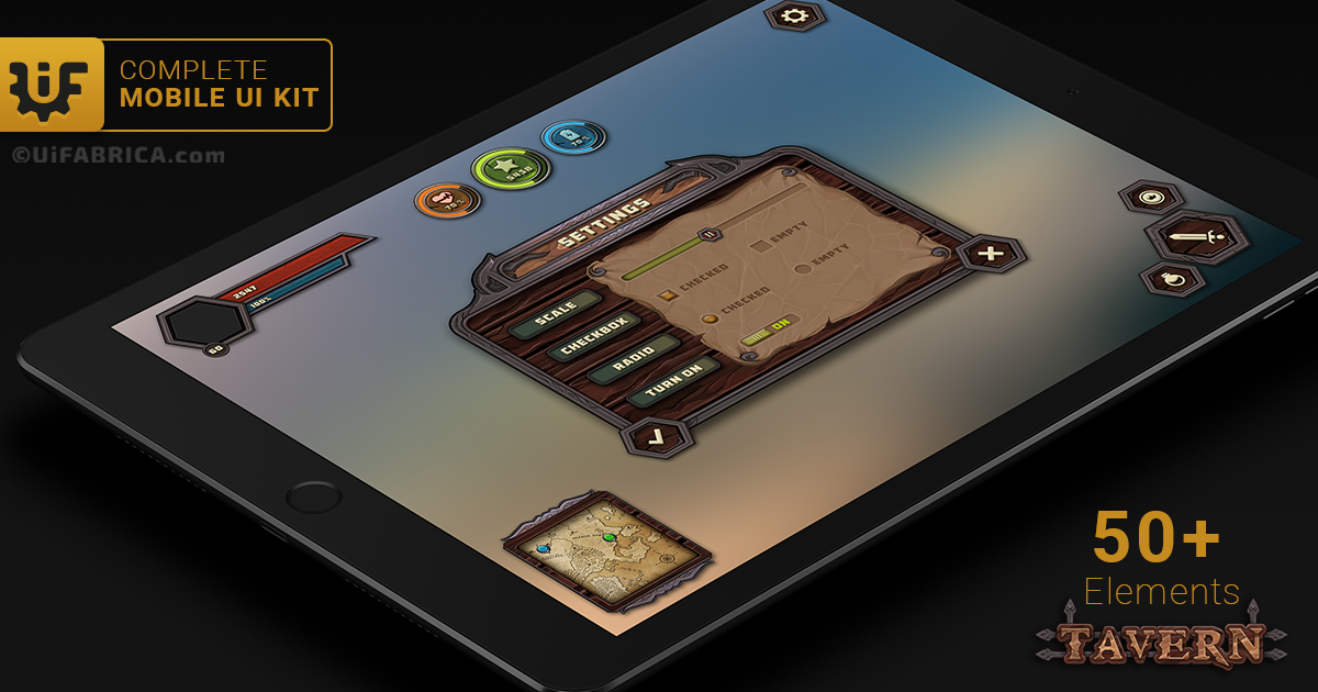 Tavern Game Mobile UI | 2D Icons | Unity Asset Store