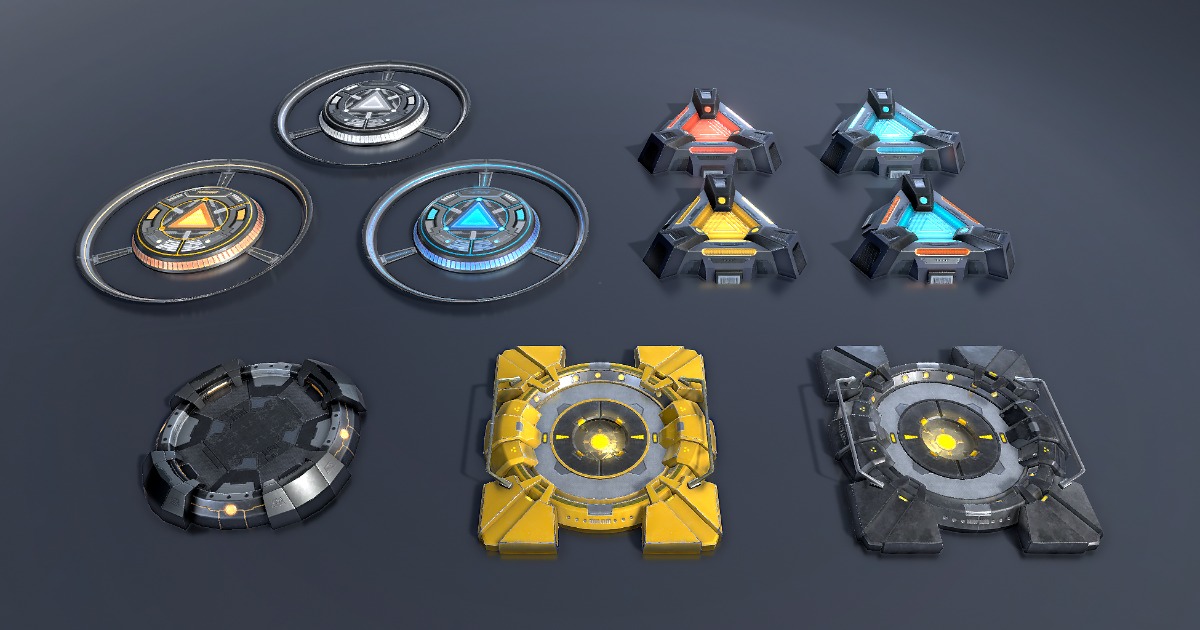 Sci-Fi Platform Bundle | 3D Sci-Fi | Unity Asset Store