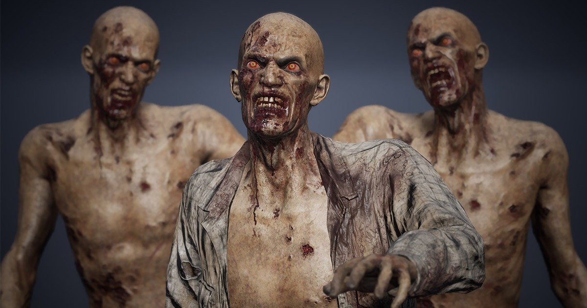 FREE Zombie Male AAB | 3D Humanoids | Unity Asset Store