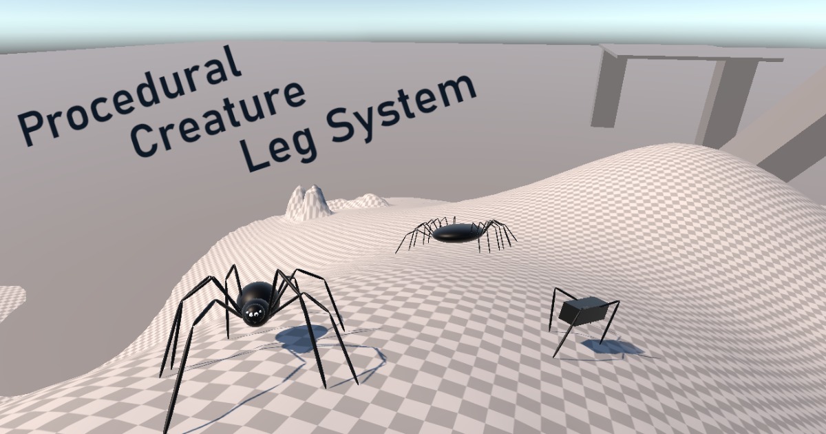 Procedural Creature Leg System | Animation Tools | Unity Asset Store