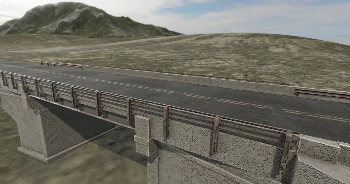Road Bridge | 3D Exterior | Unity Asset Store