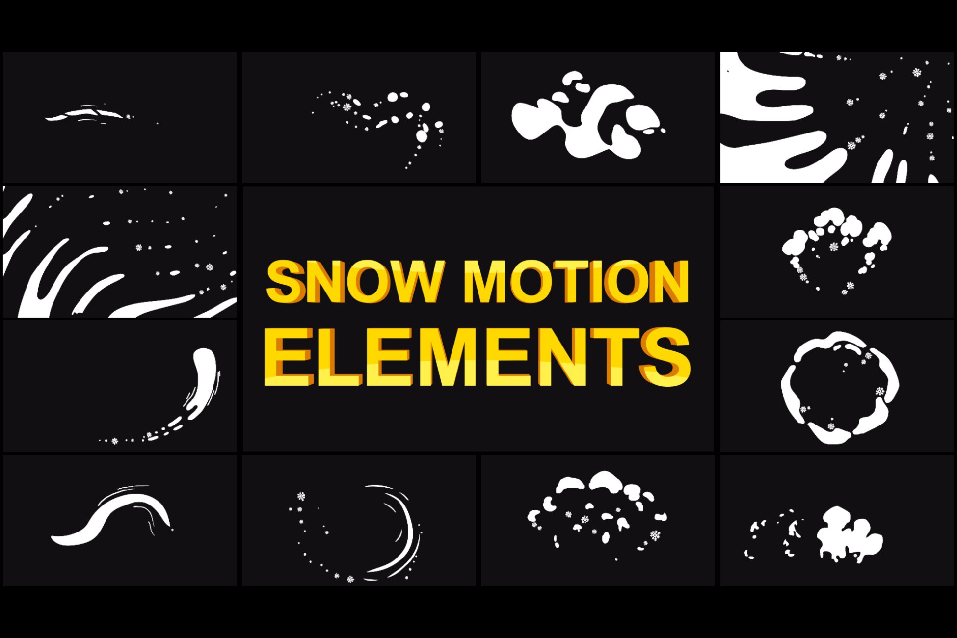 Snow Motion Elements | 불 & 폭발 | Unity Asset Store