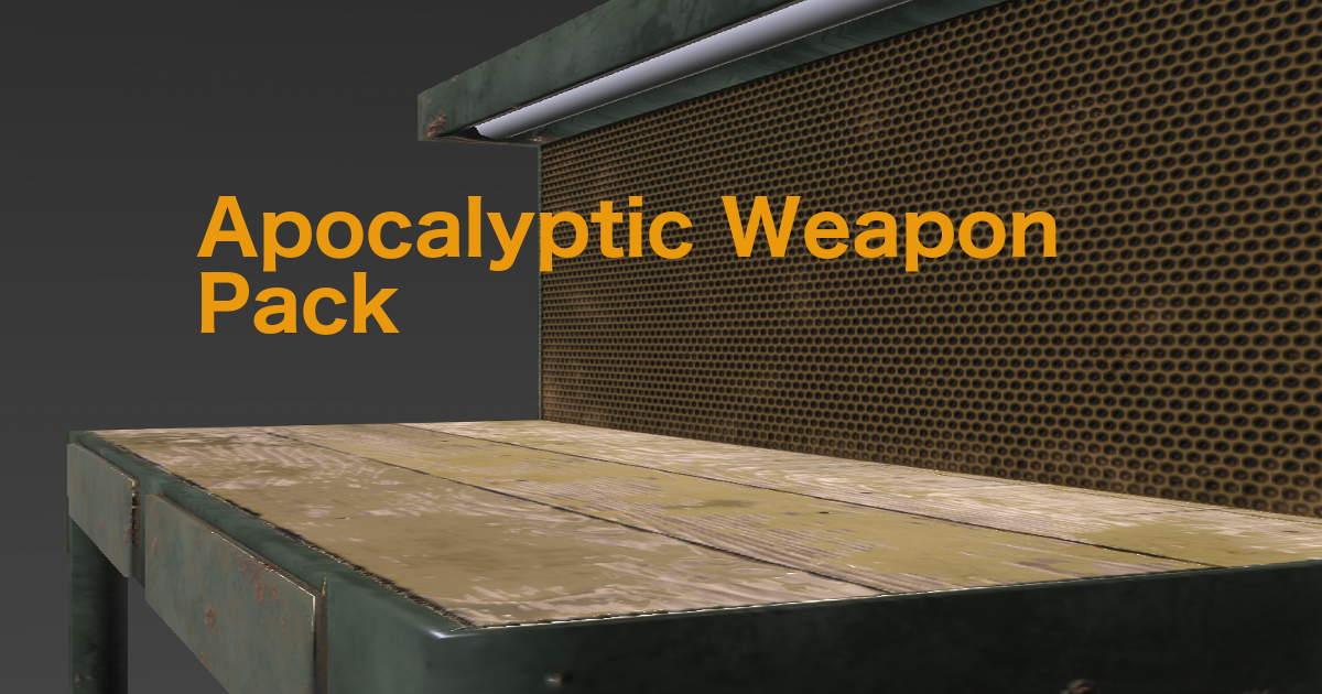 Apocalyptic Weapon Pack | 3D Weapons | Unity Asset Store