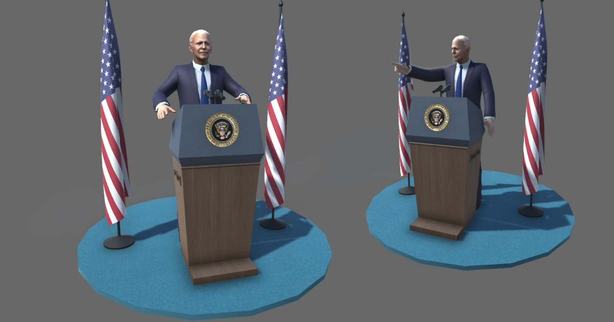 Joe Biden | Characters | Unity Asset Store