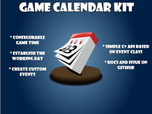 Game Calendar Kit | Integration | Unity Asset Store