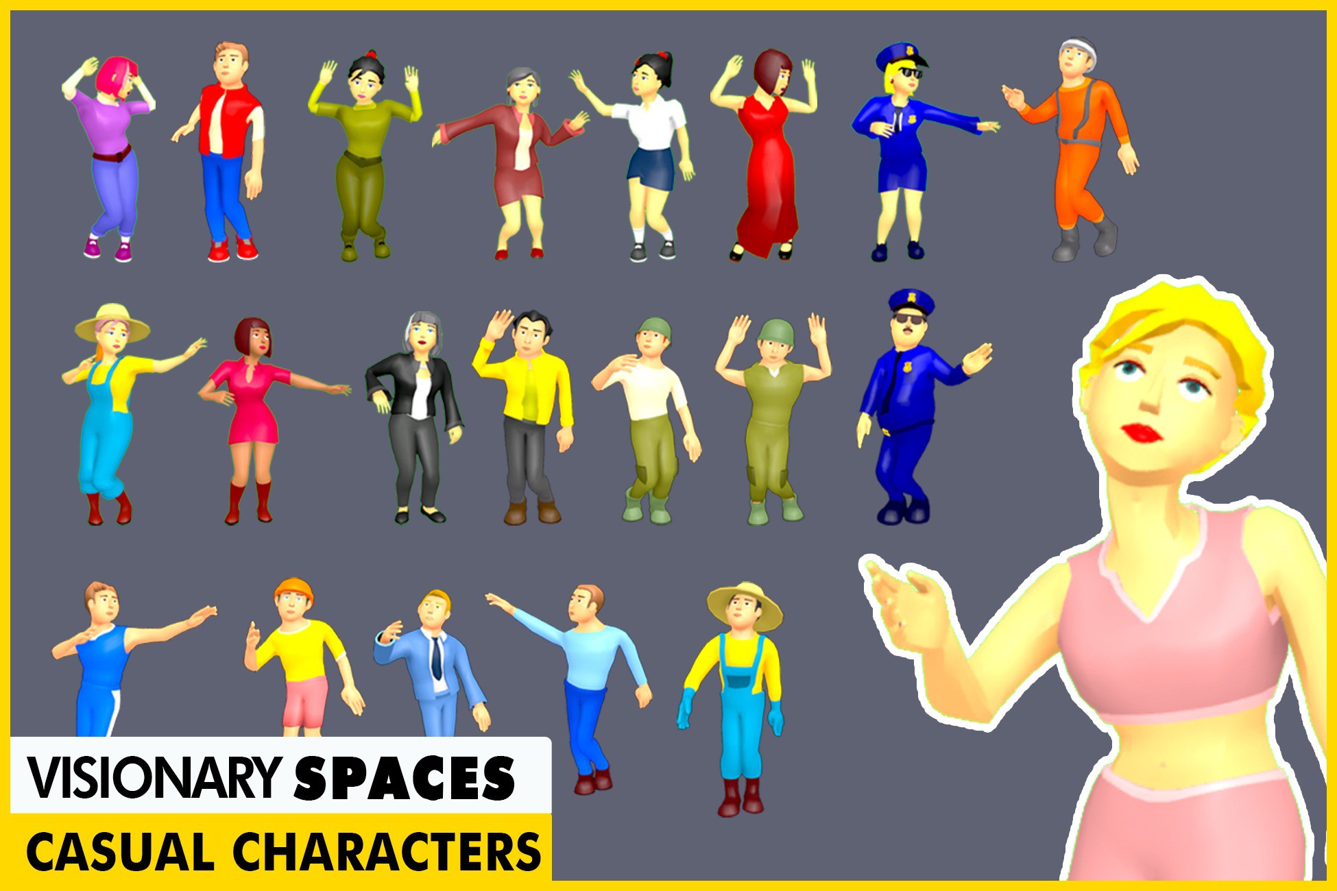 Casual Characters | 3D Characters | Unity Asset Store