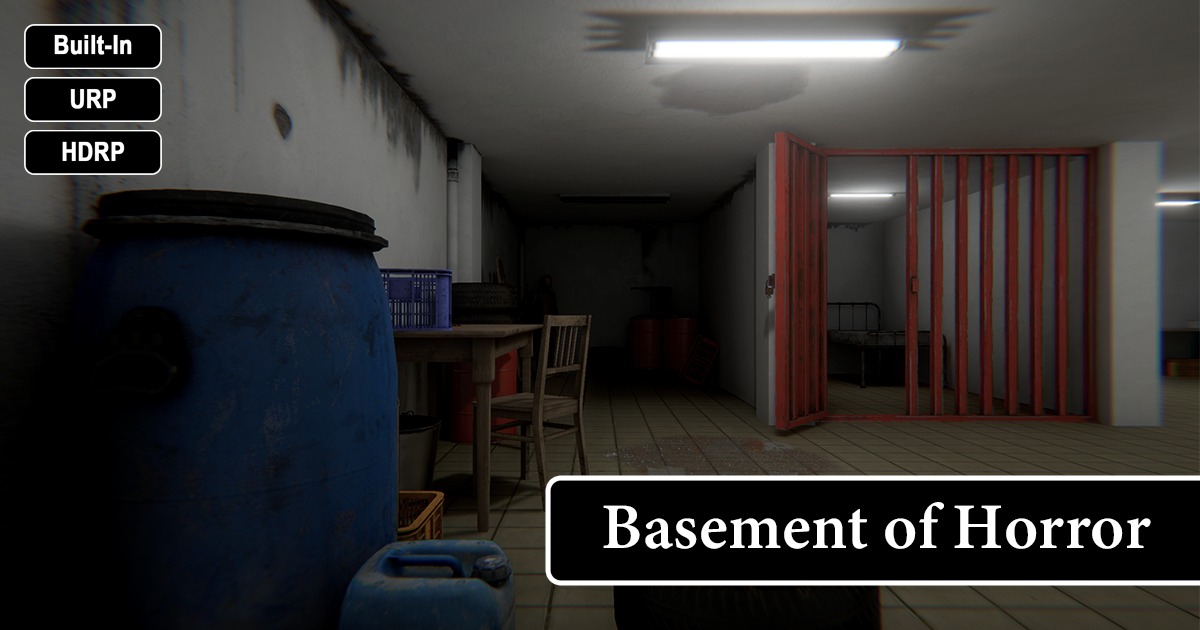 Basement of Horror | 3D Environments | Unity Asset Store