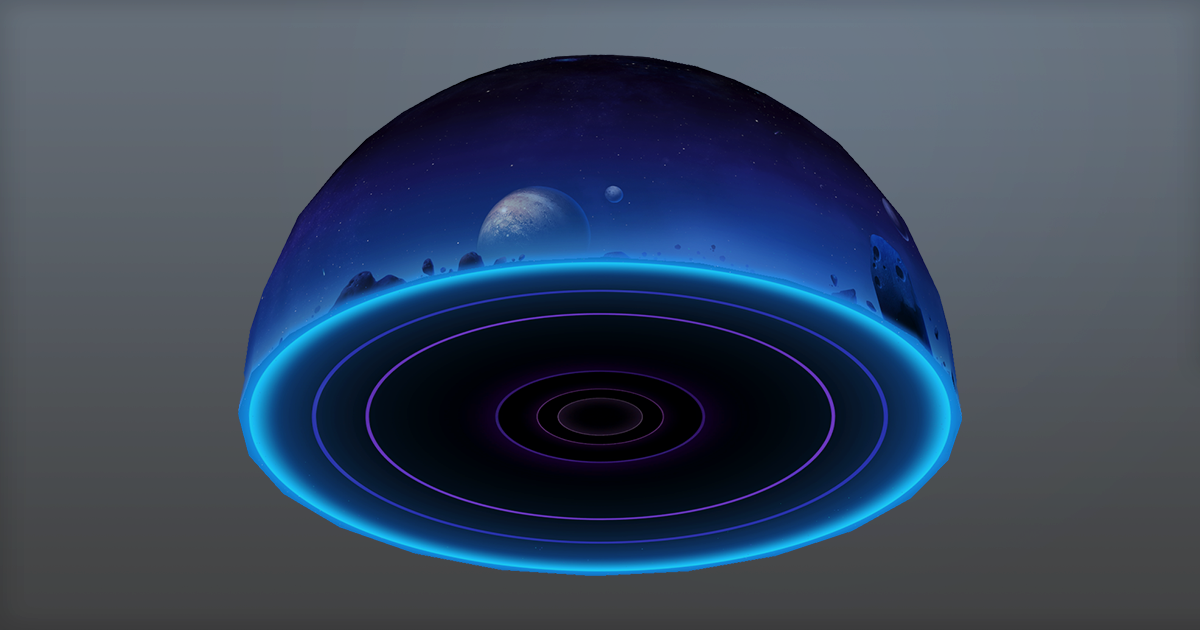 Sci-Fi Cosmos Sky Dome | 3D Environments | Unity Asset Store