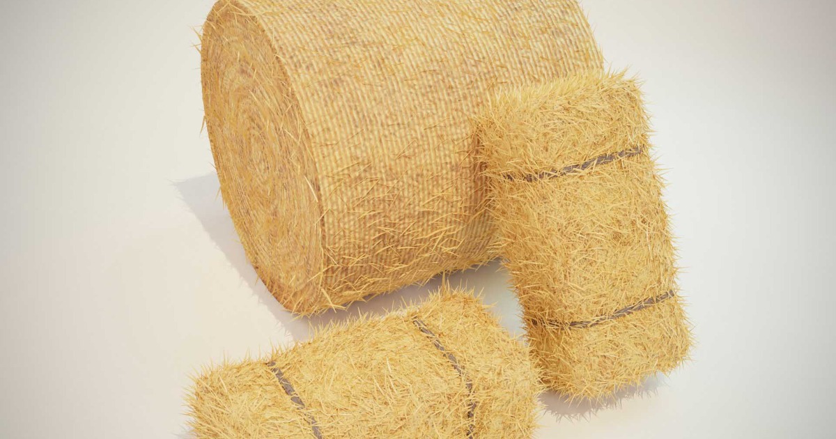 Hay Bale Square and Round 3D Model (Built-In) | 3D Exterior | Unity ...